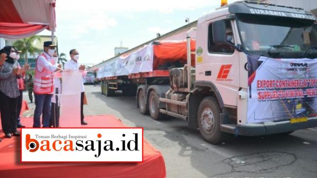 Menhub Lepas Ekspor Tahap Pertama Gerbong Barang INKA ke Selandia Baru